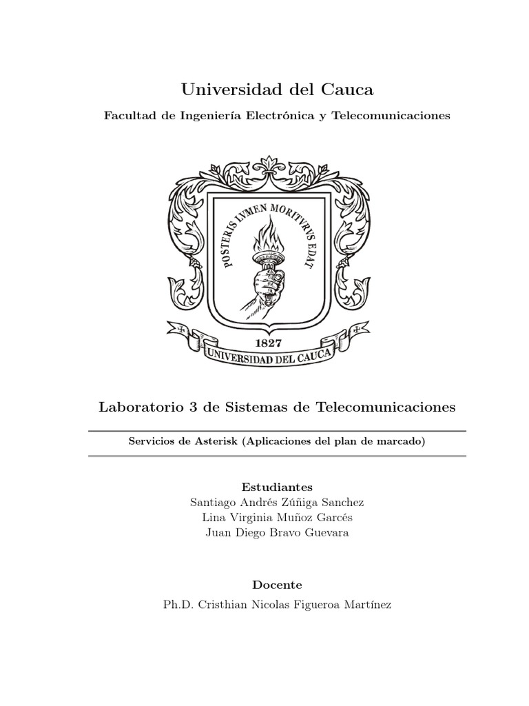 PR Ctica 3 Servicios de Asterisk Aplicaciones Del Plan de Marcado | PDF | Respuesta de Voz ...