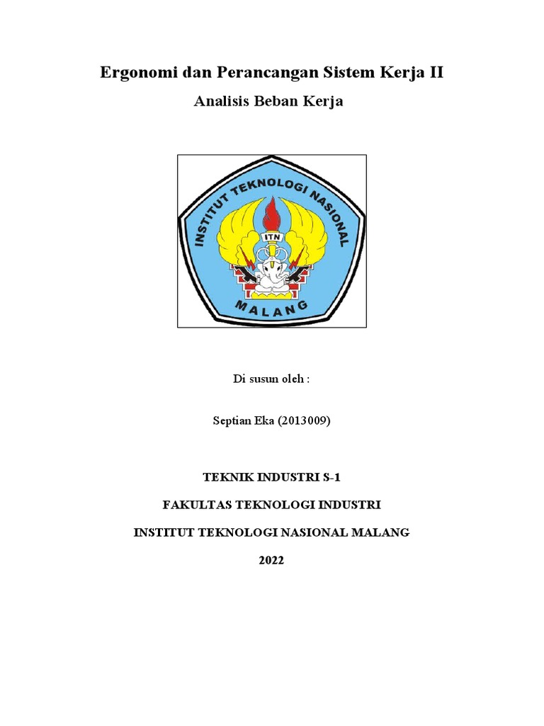 Tugas Analisa Beban Kerja - EPSKI 2 | PDF | Sains & Matematika