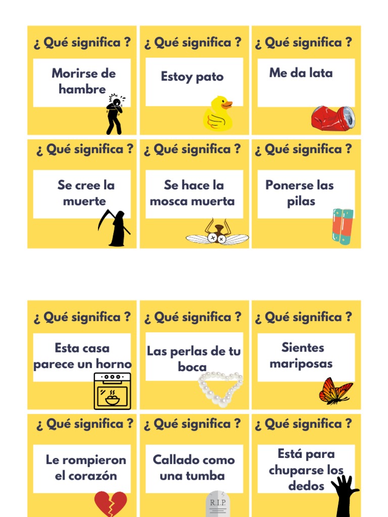 Lenguaje Figurado para Imprimir M 72 | PDF