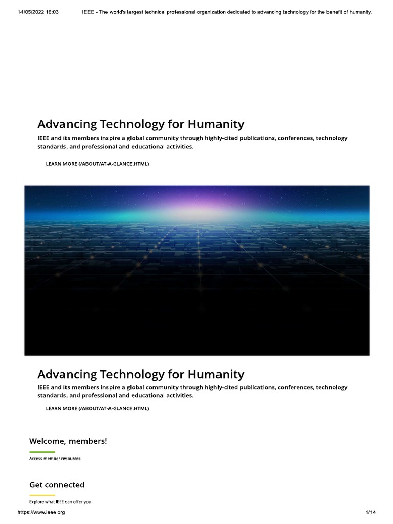 Advancing Technology For Humanity | PDF