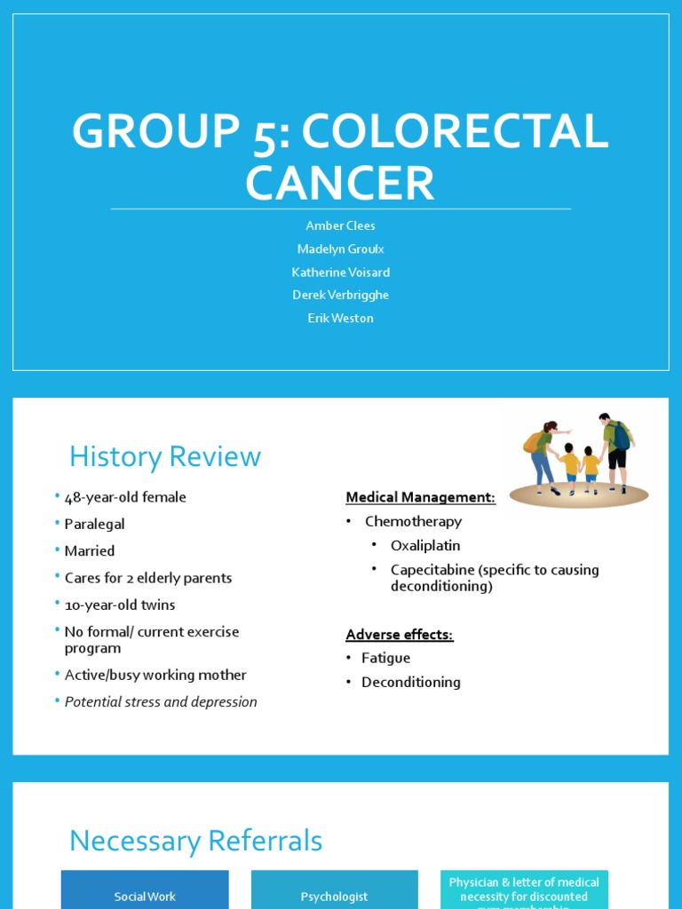 Group 5 Colorectal Cancer Case Study | PDF | Medicine | Health Care