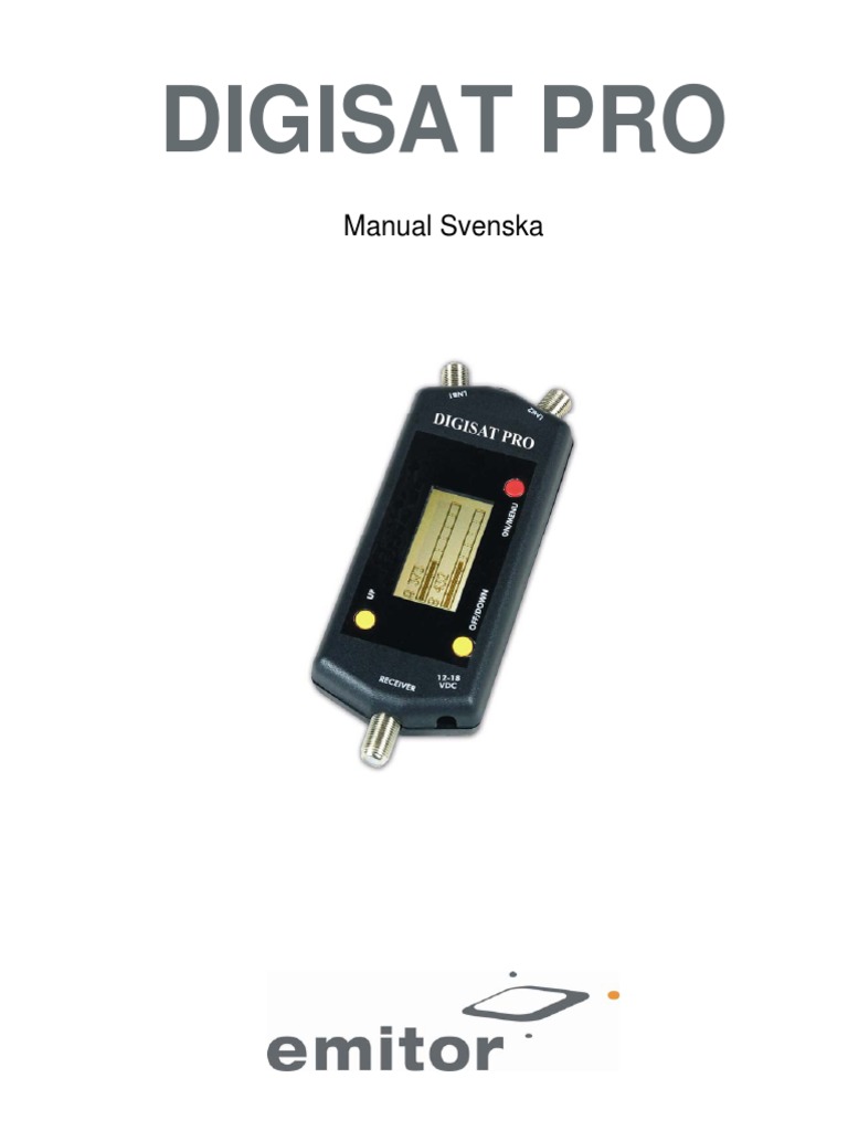 Digisat Pro Svenska | PDF