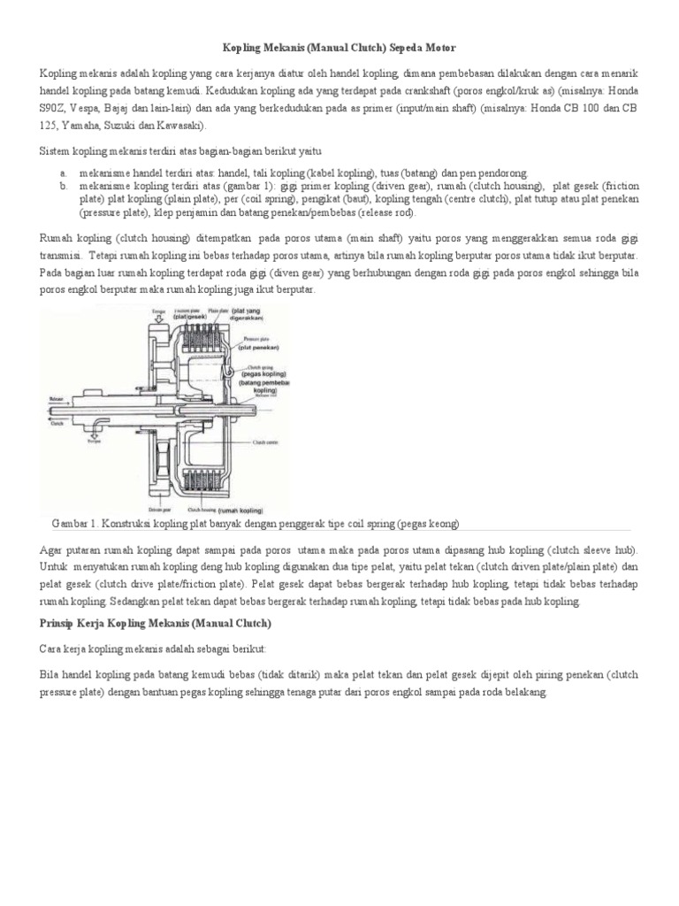 Kopling Mekanis | PDF