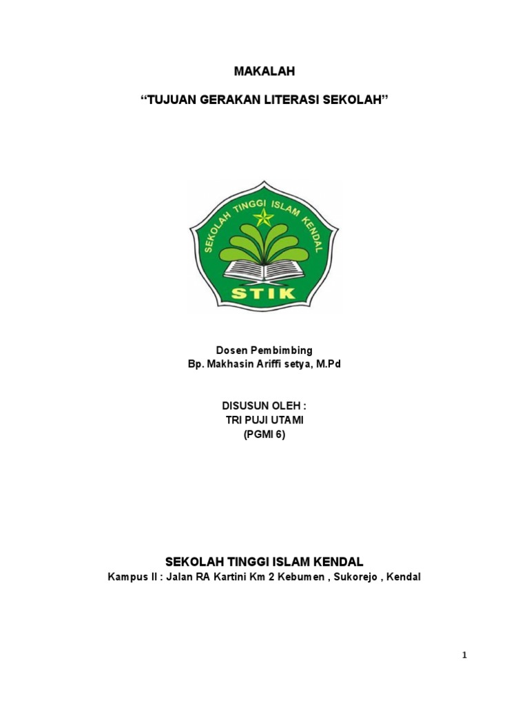 Program Gerakan Literasi Sekolah | PDF