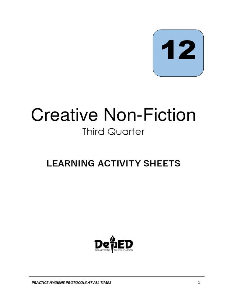 Creative Non Fiction Las Quarter | PDF | Narration | Plot (Narrative)