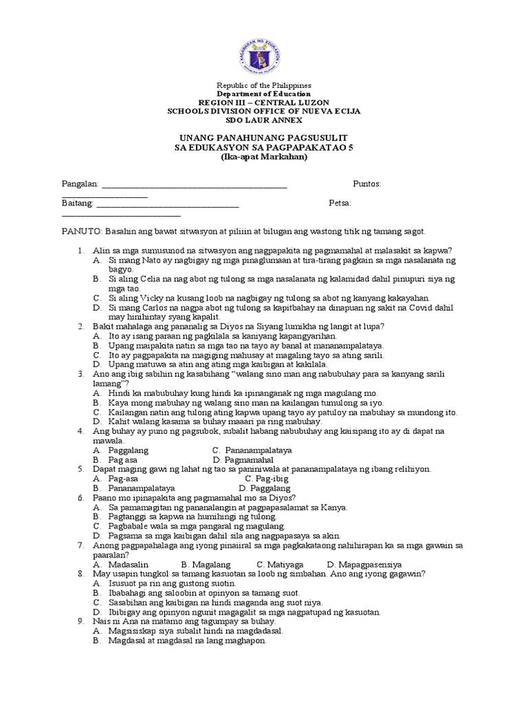 GRADE-5-Q4-1ST-SUMMATIVE-TEST | PDF
