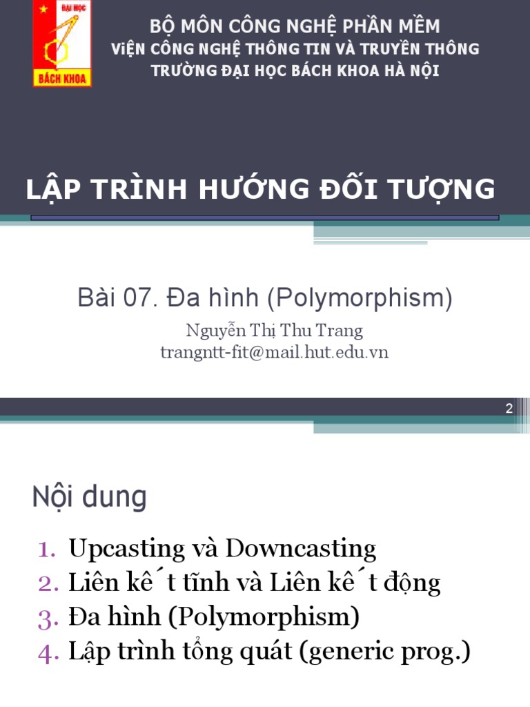 Bai 07 - Da Hinh | PDF