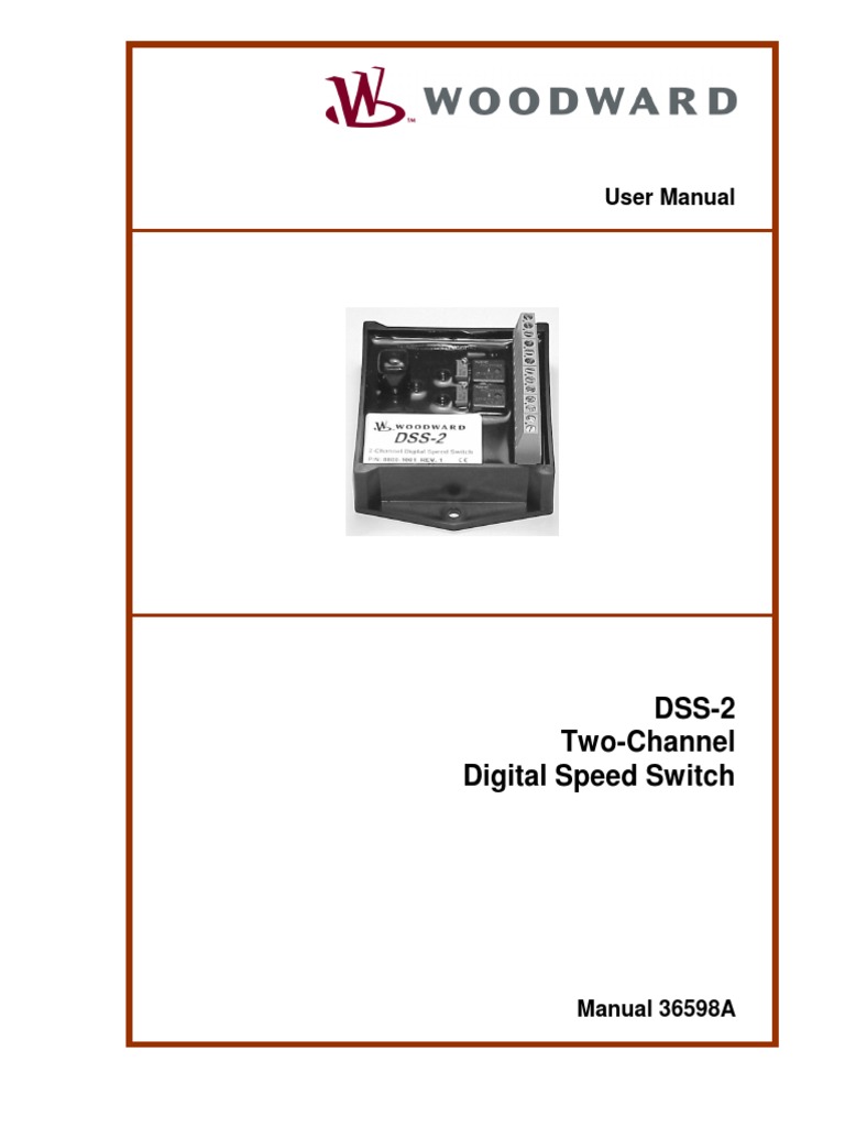 DSS-2 Two-Channel Digital Speed Switch: User Manual | PDF | Relay | Switch