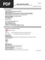 MSA Calibration Gas Safety Data Sheet | PDF | Nitrogen Dioxide | Nitric ...