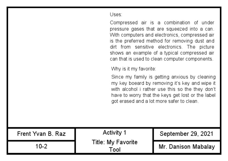 (TLE) Activity | PDF