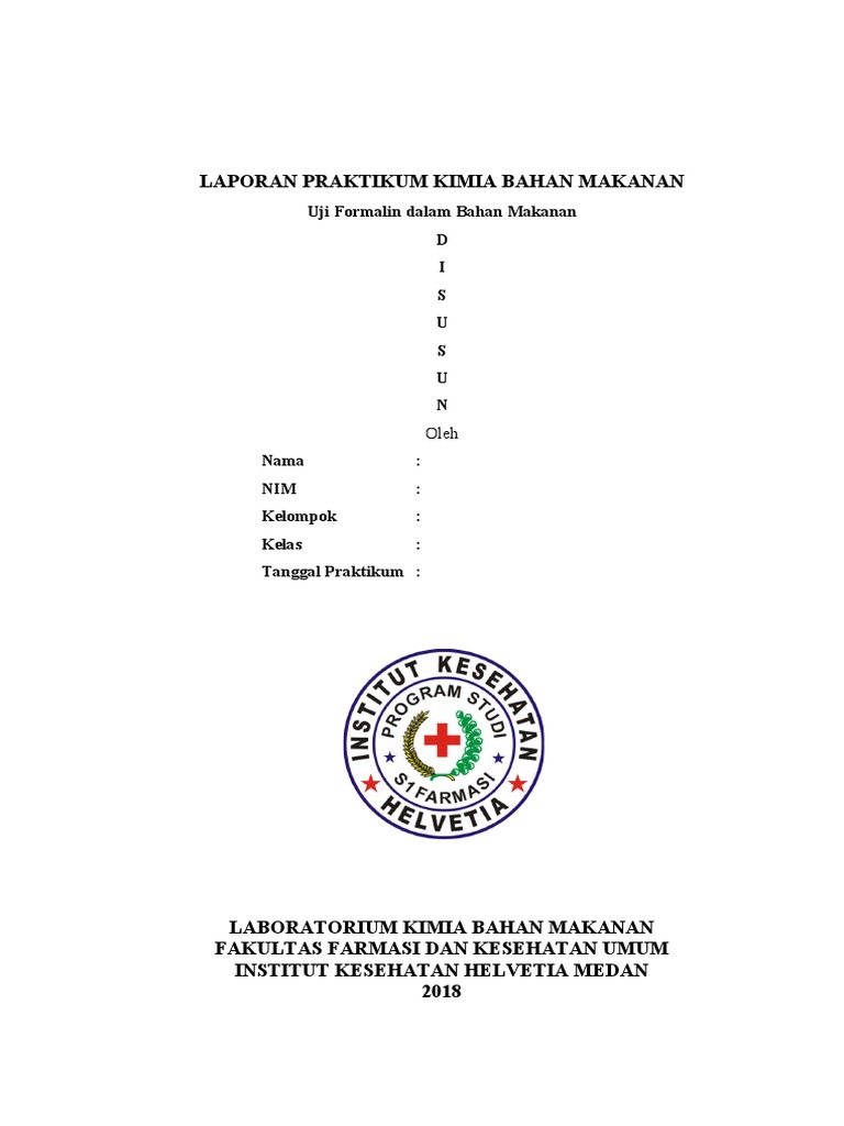 Uji Formalin Dalam Bahan Makanan | PDF