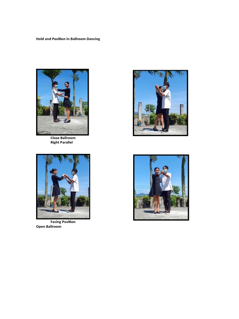 Ballroom Dance Positions Explained | PDF | Poetry