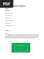 Grade 11 PE "Badminton" | PDF | Materials | Sports