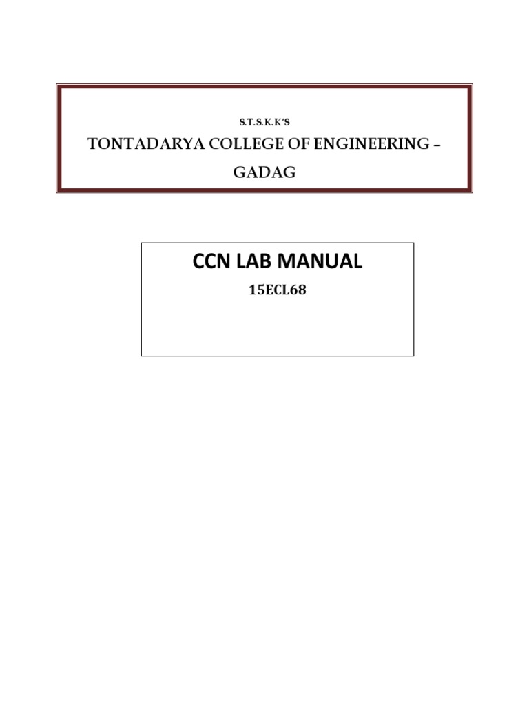 CCN Lab1 Manual Doc File NEW | PDF | Duplex (Telecommunications) | Routing CCN Lab1 Manual Doc File NEW | PDF | Duplex (Telecommunications) | Routing