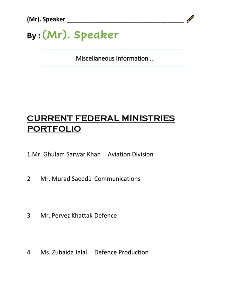 Miscellaneous Information | PDF