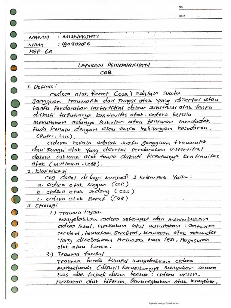 Tugas Askep Gadar Cob Misnawati | PDF