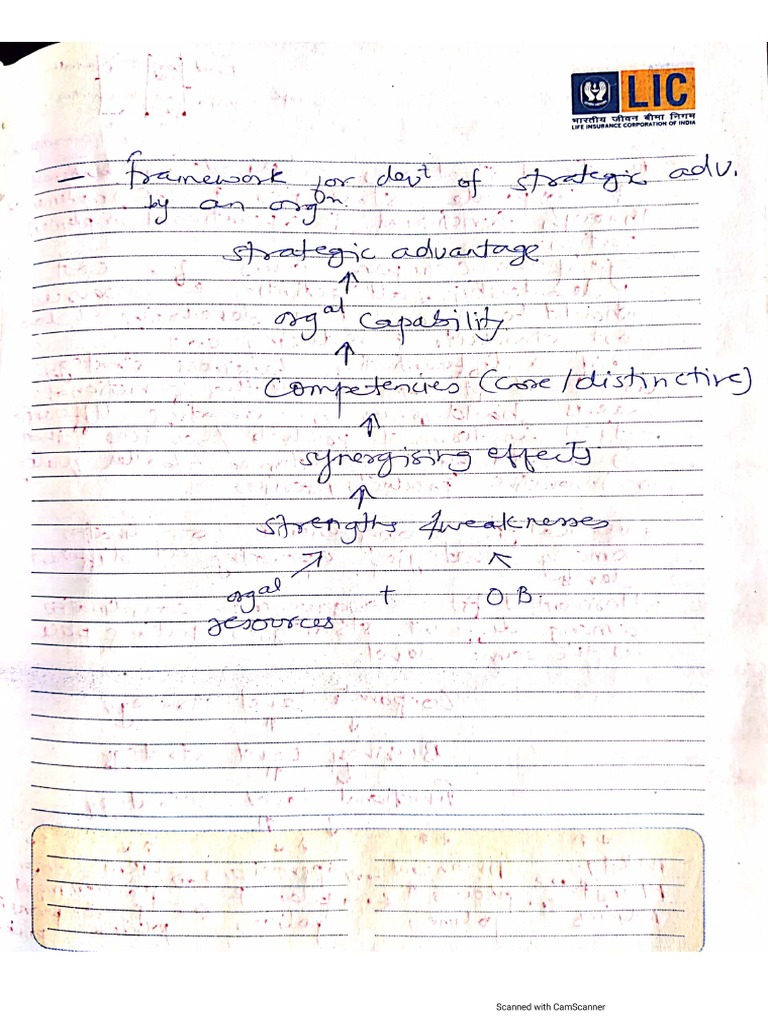 Strategic Management Notes - Unit 2 | PDF