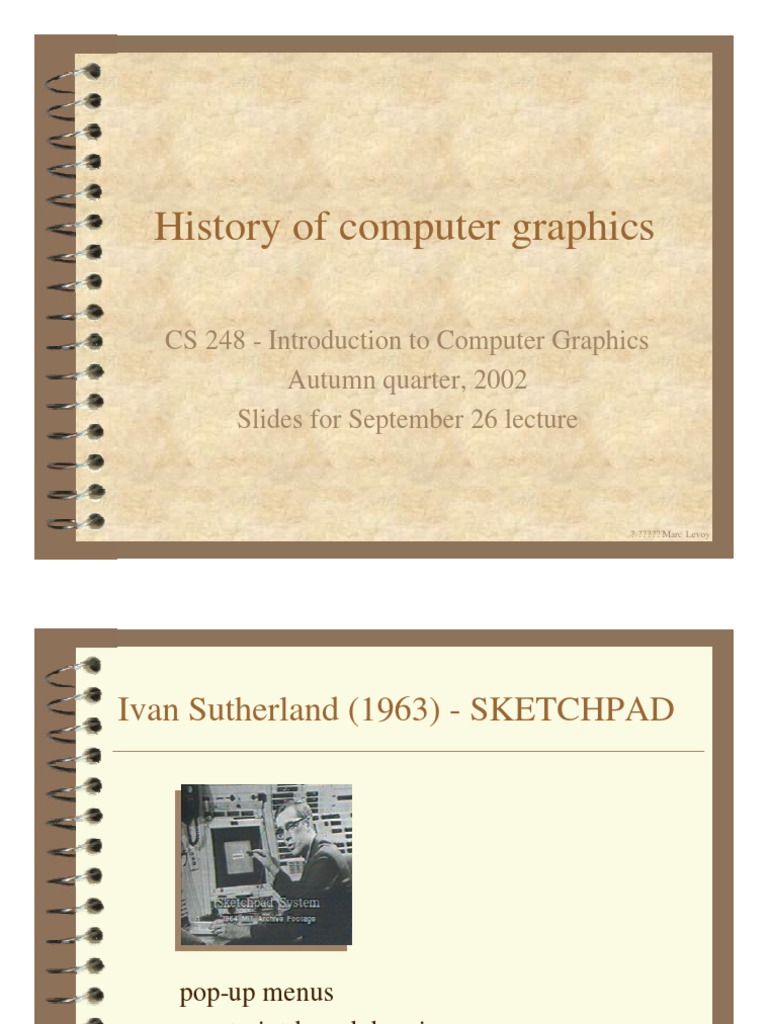 History of Graphics | PDF | Computer Graphics | Rendering (Computer ...