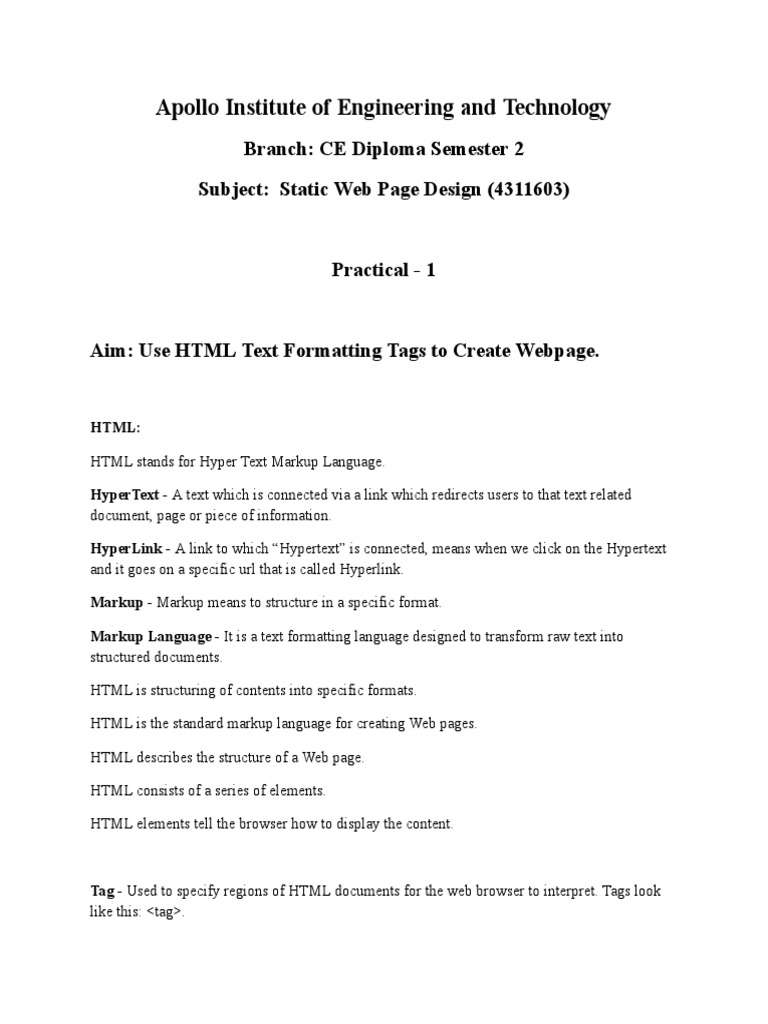 Apollo Institute of Engineering and Technology: Branch: CE Diploma ...