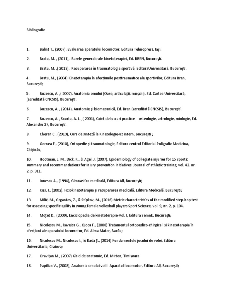 Model Bibliografie | PDF