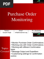 SAP PO Confirmation Key Step by Step | PDF | Receipt | Computing