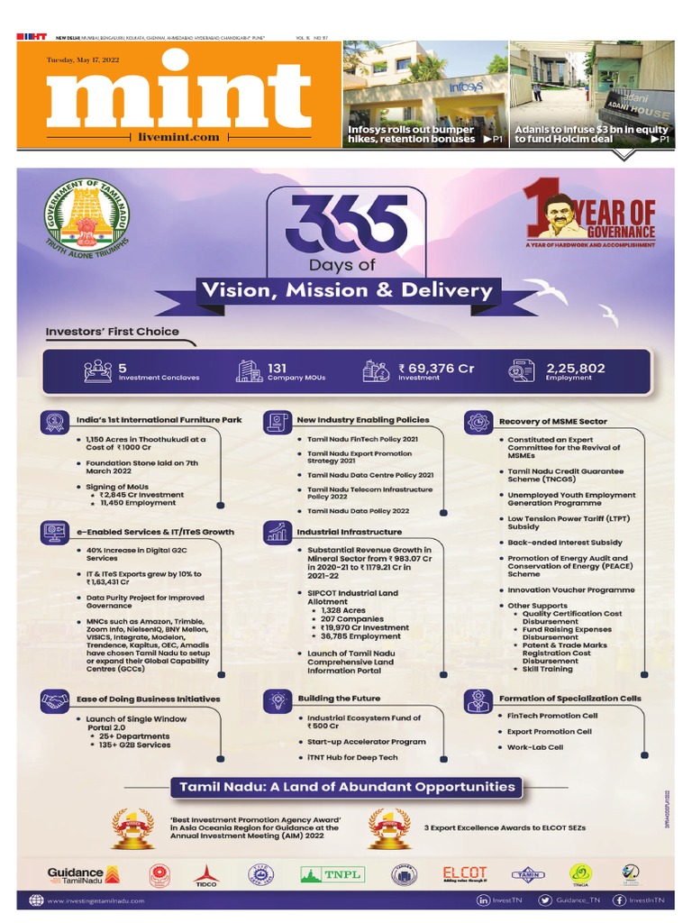 Mint E-Paper 2 | PDF | Economic Growth | Institutional Investors