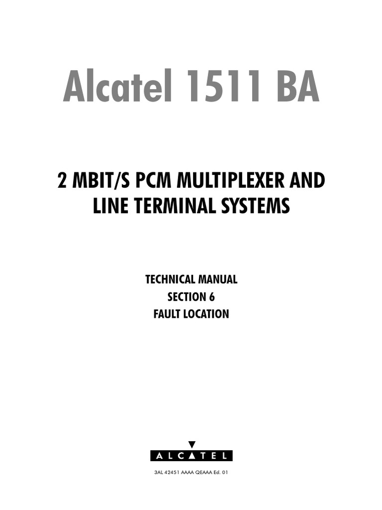 Fault Location Manual for Alcatel 1511 BA | PDF | Fuse (Electrical ...