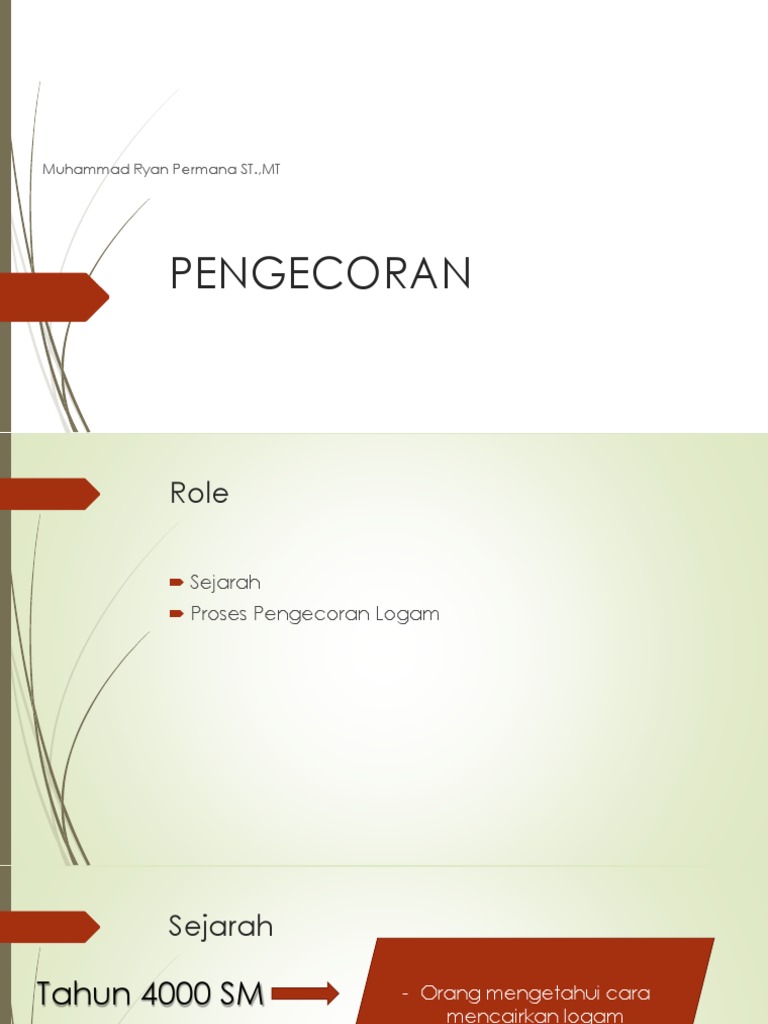 Sistem Pengecoran | PDF | Teknologi & Rekayasa