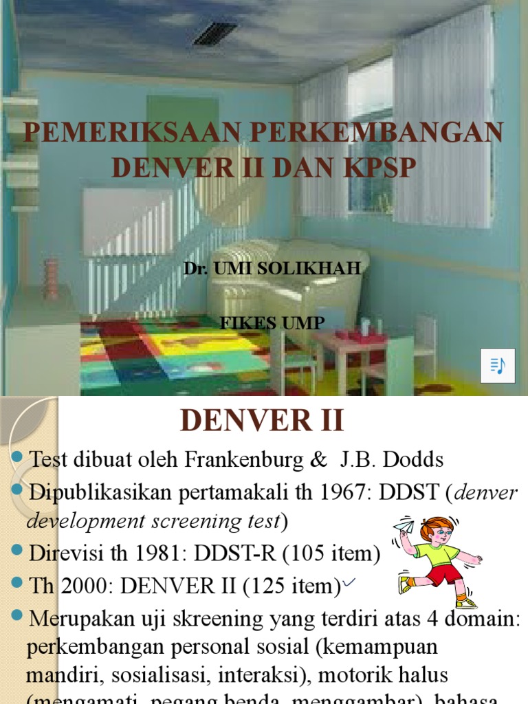Denver II Dan KPSP - V | PDF