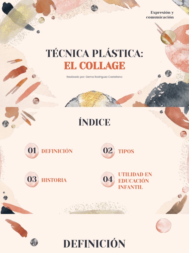 El collage: definición, tipos e historia de esta técnica plástica | PDF ...