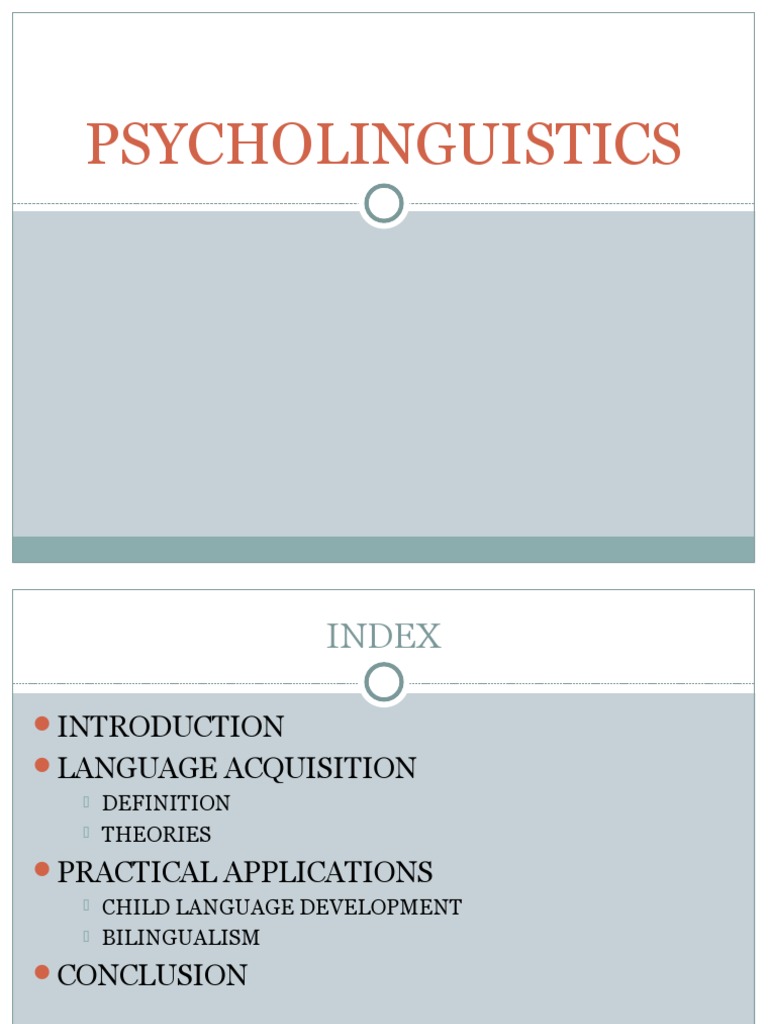 Group 11a Psycholinguistics Definitivo | PDF | Psycholinguistics ...