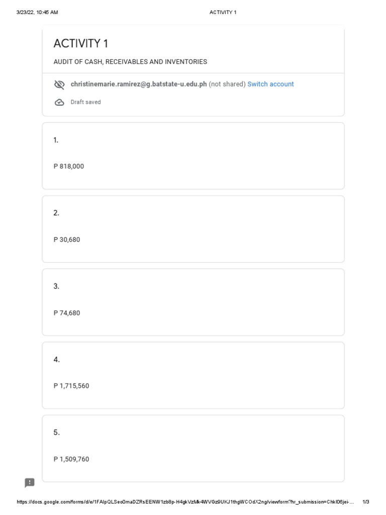 Activity 1 (Answers) | PDF | Business | Computers