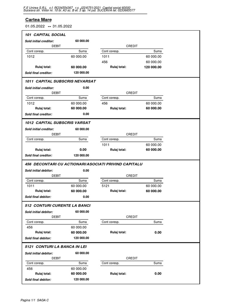 Cartea Mare - : 101 Capital Social | PDF | Finance & Money Management