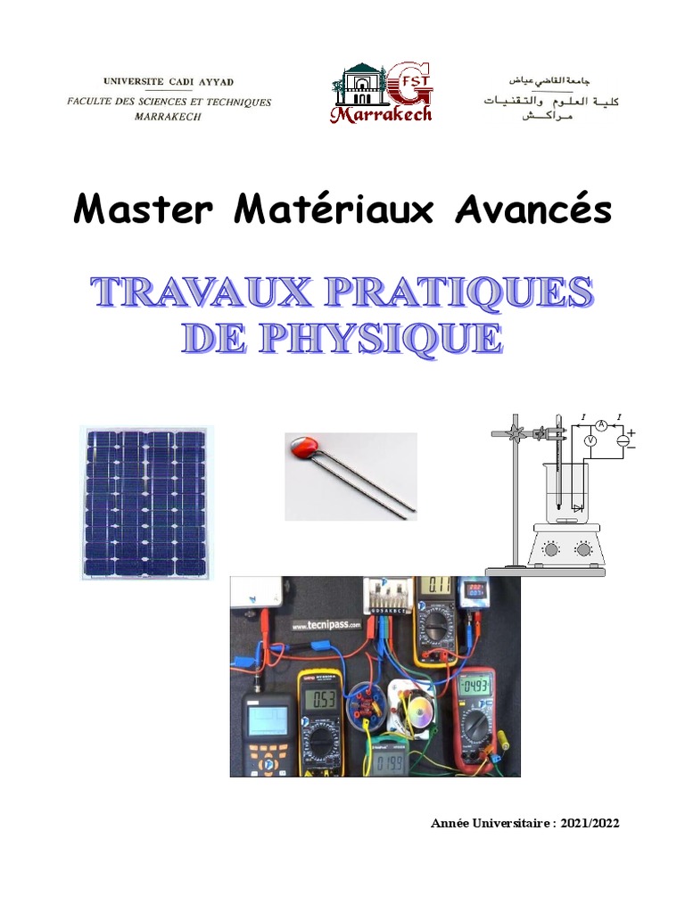 TP Master Ma 21-22 S2 | Download Free PDF | L'absorbance | Polarisation ...