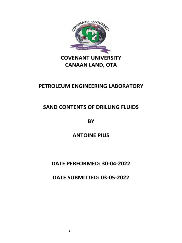 Experiment On Sand Content | PDF | Materials | Chemistry