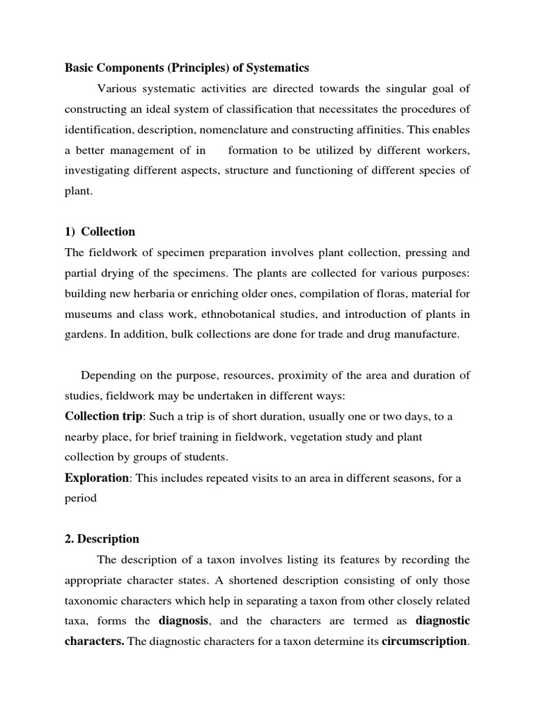 Principles of Plant Systematics | PDF | Taxonomy (Biology) | Taxon