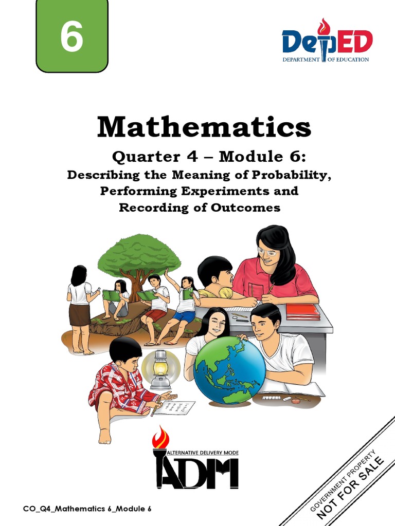 Math 6 - Q4 Mod6 - Describing The Meaning of Probability, Performing ...