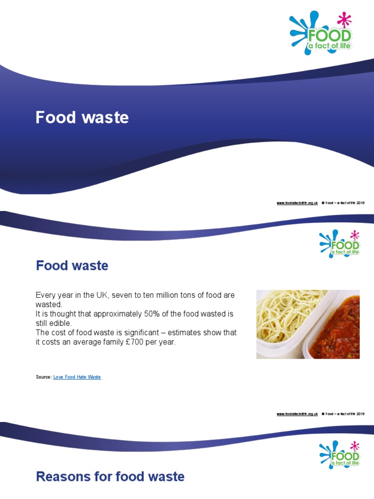 Food-Waste-Ppt - ENVS201 | PDF | Foods | Lunch