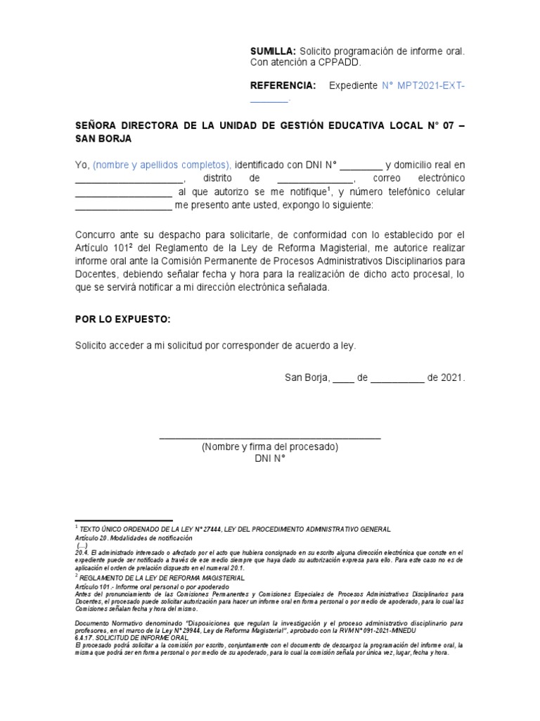 Solicitud de Informe Oral | PDF | Justicia | Crimen y violencia