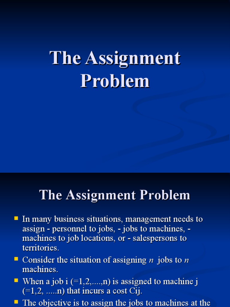 E1605 Assignment Problem | PDF | Theoretical Computer Science | Mathematics