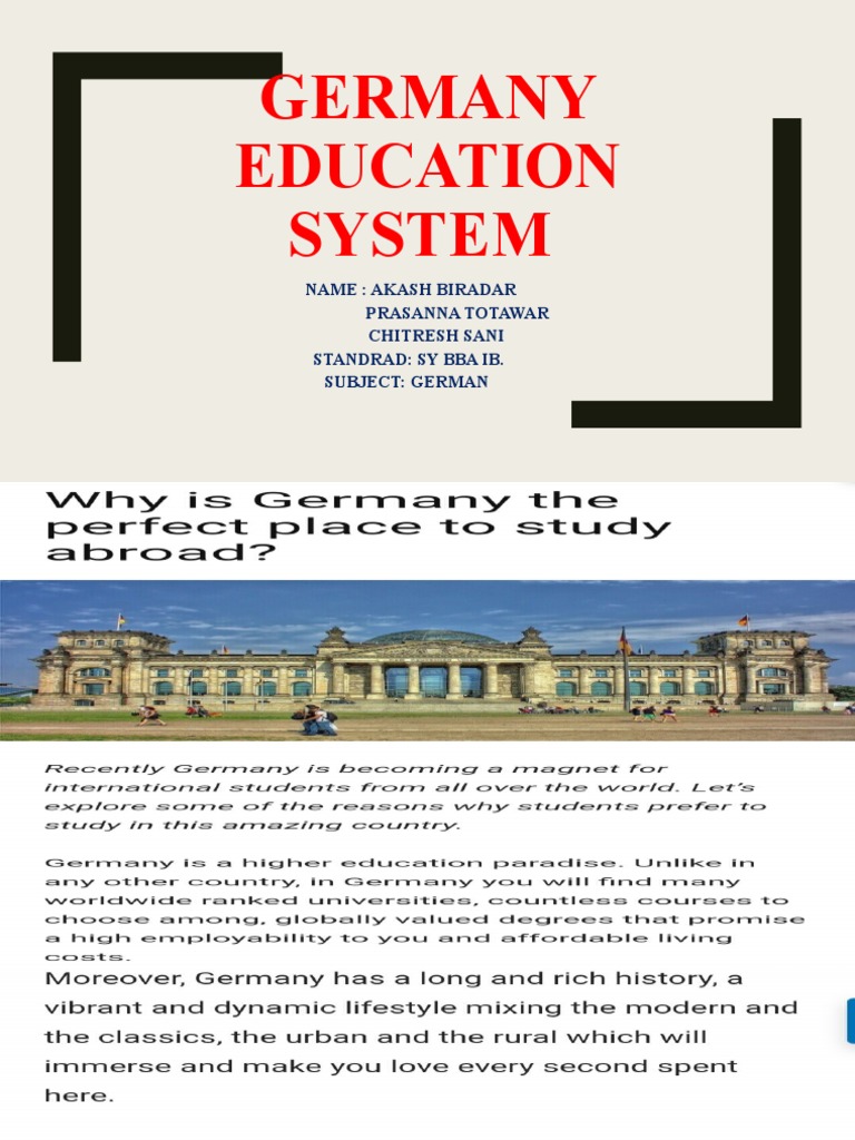 Germany Education System | PDF