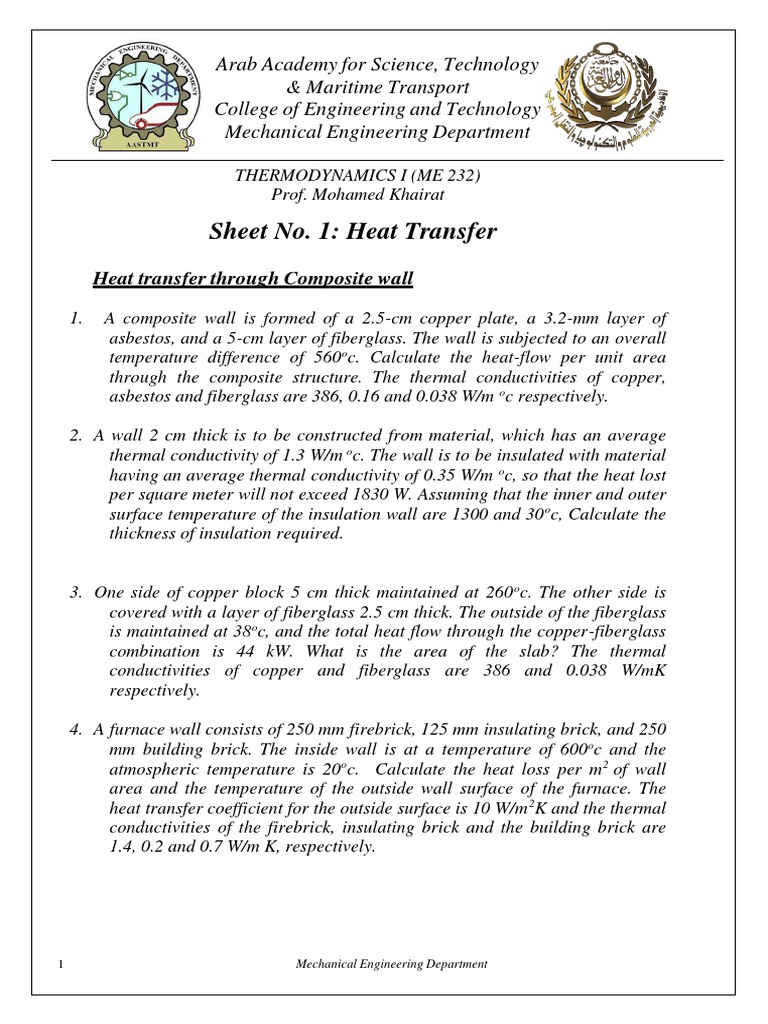 Heat Transfer | PDF | Heat Transfer | Thermal Insulation