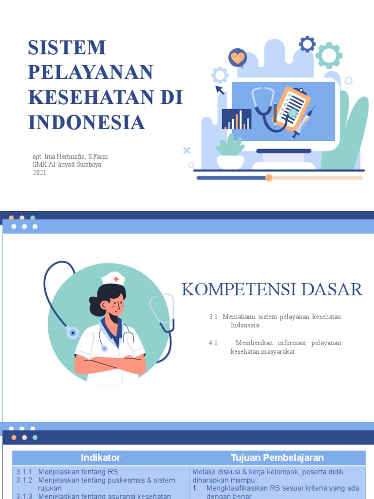 PPT K3LH Sistem Pelayanan Kesehatan Di Indonesia | PDF