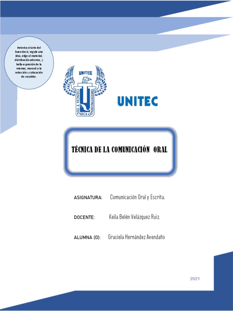 Comunicacion Oral y Escrita | PDF | Retórica | Hablar en público
