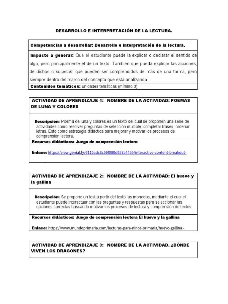 Nicolas | PDF | Comprensión lectora | Aprendizaje