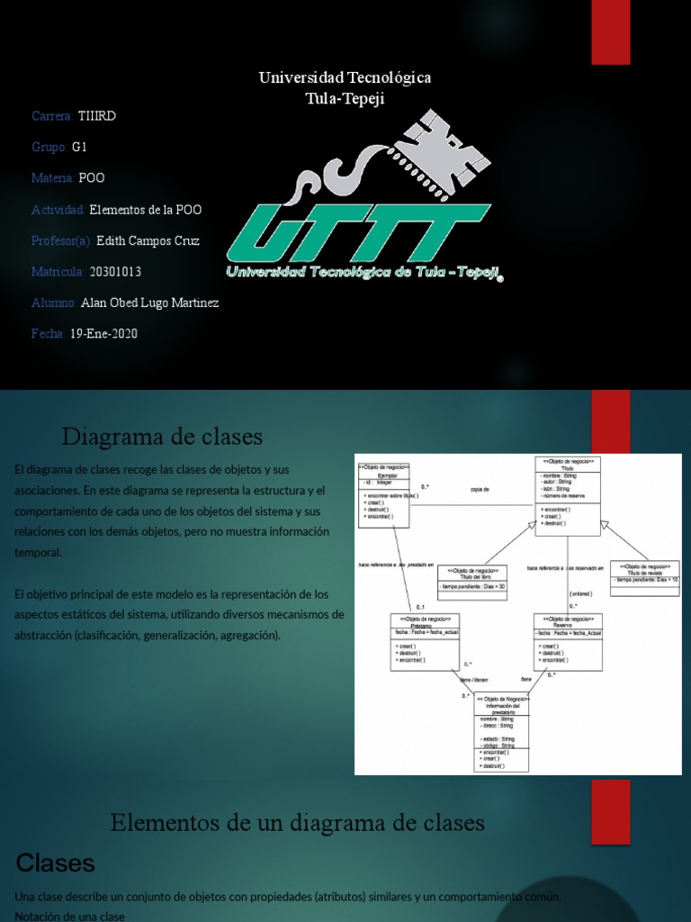 Elementos de La POO | PDF | Objeto (informática) | Programación