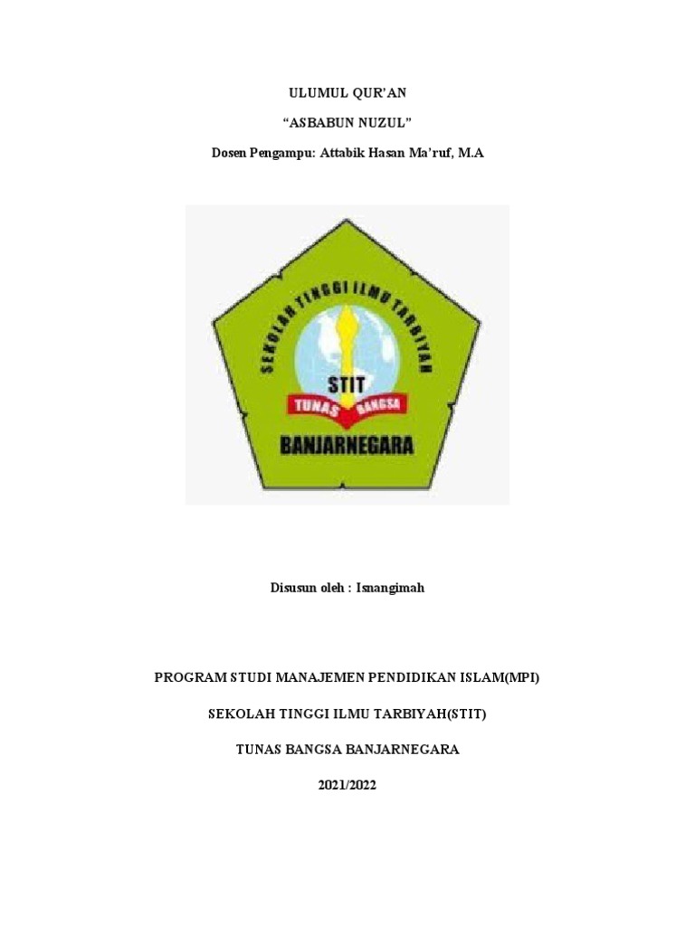 Ulumul Qur'an Isna | PDF | Filsafat