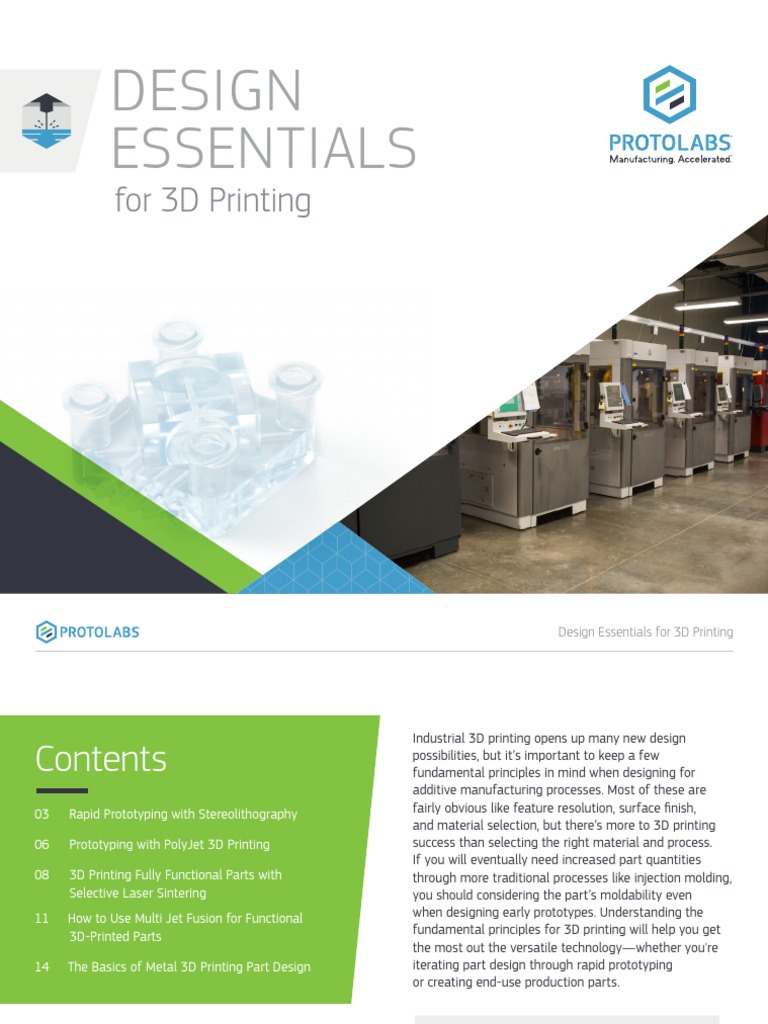 Design Essentials: For 3D Printing | PDF | 3 D Printing | Materials
