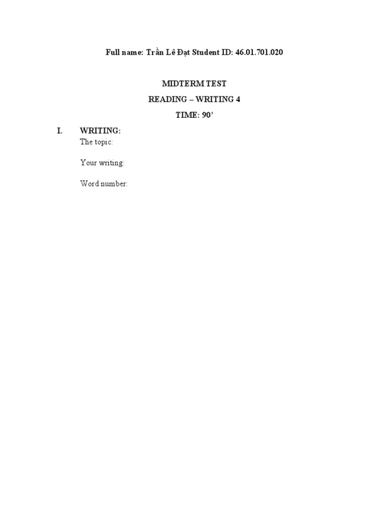 Mid Answer Sheet Pdf