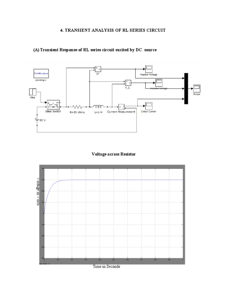 Series RL and RC Transient Response Graph | PDF | Science & Mathematics ...